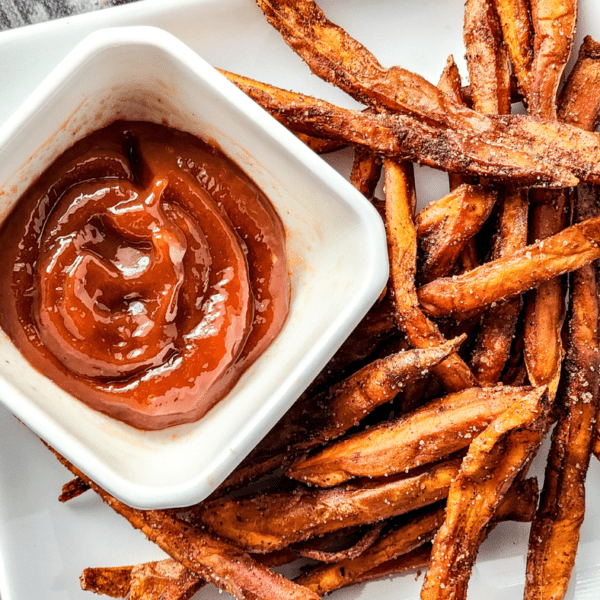 Air Fryer Cinnamon Sweet Potato Fries - Fork To Spoon