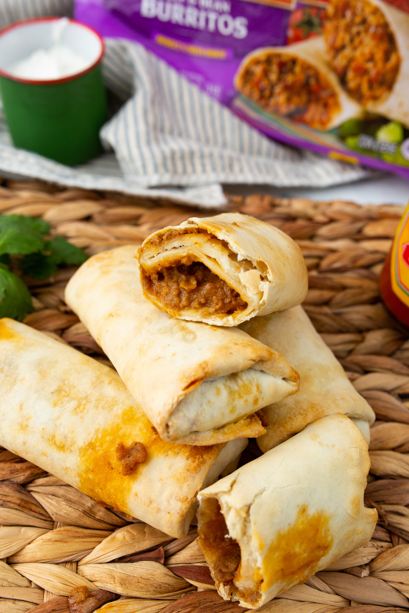 Air Fryer El Monterey Burritos - Fork To Spoon