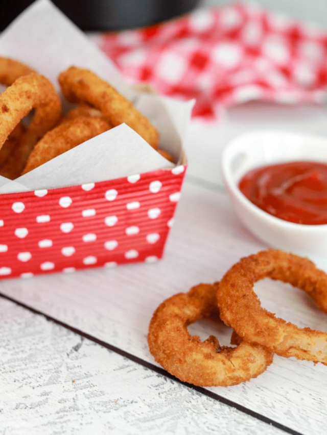 Red Robin Onion Rings in Air Fryer - Fork To Spoon
