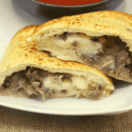 Air Fryer Philly Cheesesteak Calzones - Fork To Spoon
