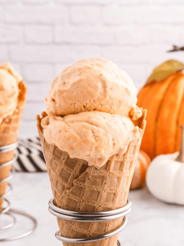 10 Fall Ice Cream Recipes You Need To Try! - Fork To Spoon