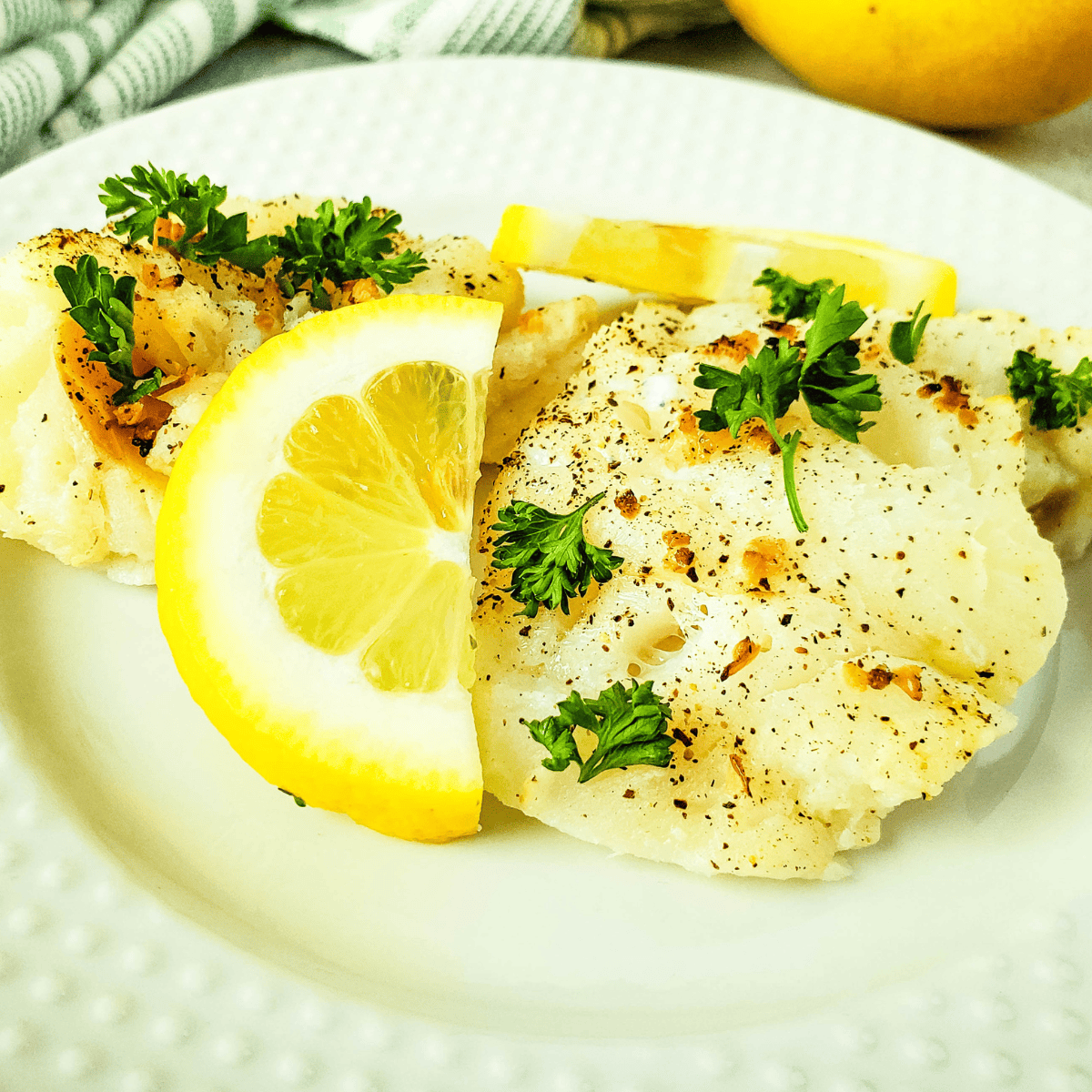 Easy Lemon Pepper Cod Air Fryer Recipe - Fork To Spoon