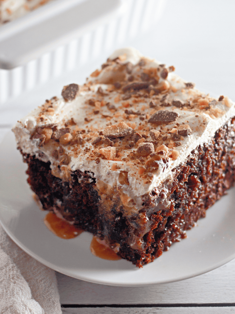 Air Fryer Homemade Devil's Food Cake - Fork To Spoon