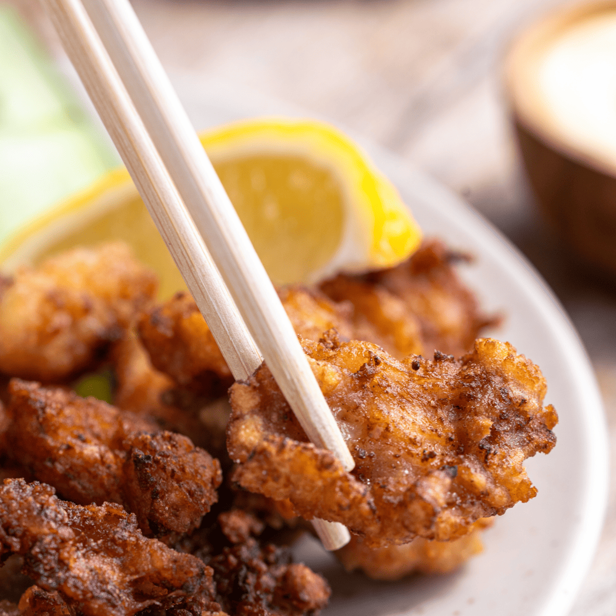 Air Fryer Karaage (Japanese Fried Chicken) - Fork To Spoon