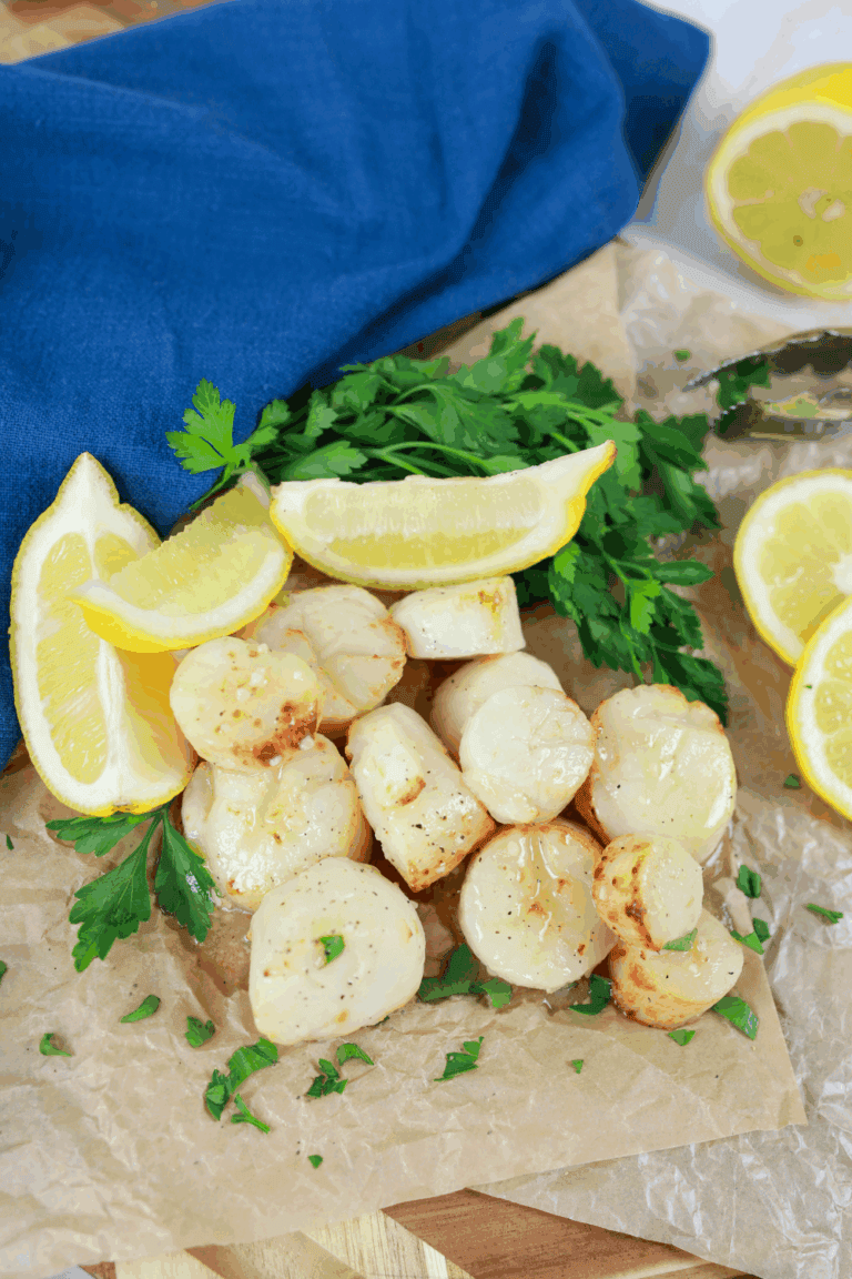 Easy Air Fryer Frozen Scallops Recipe - Fork To Spoon