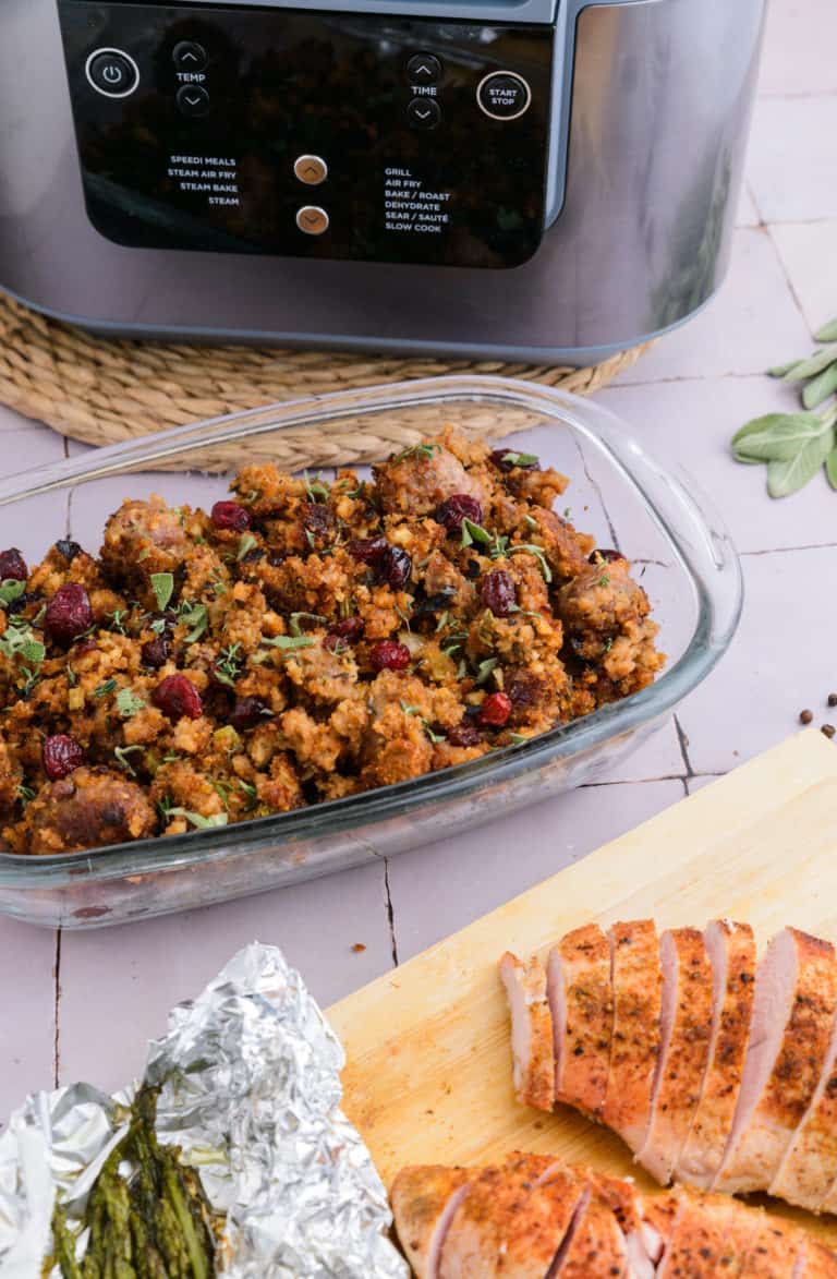 Ninja Speedi Turkey And Stuffing - Fork To Spoon