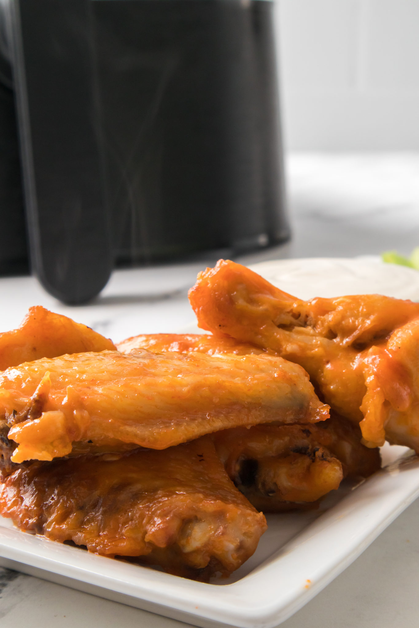 Instant Vortex Air Fryer Frozen Chicken Wings - Fork To Spoon