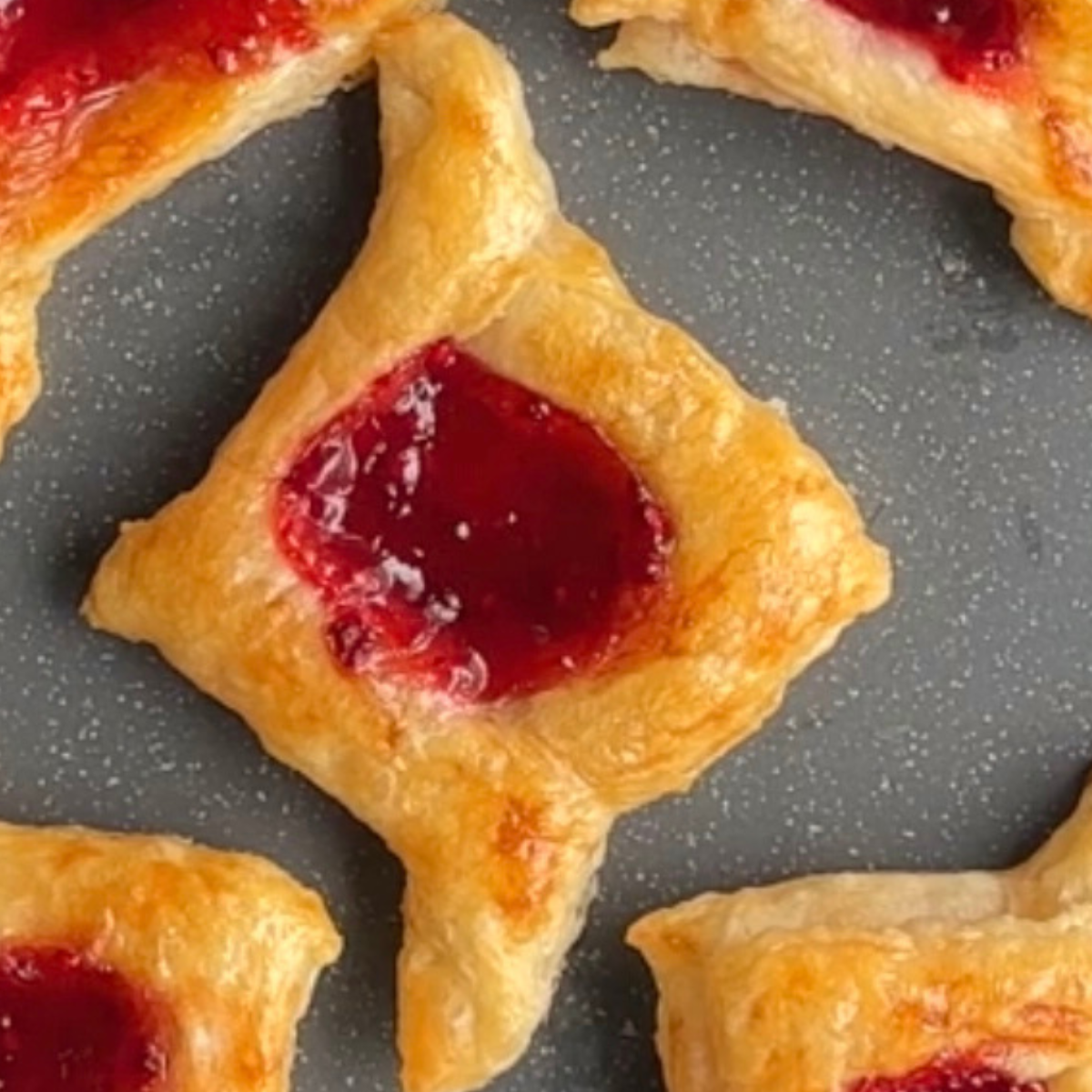 Air Fryer Raspberry Danish - Fork To Spoon