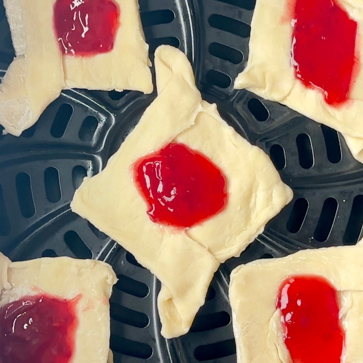 Air Fryer Raspberry Danish - Fork To Spoon