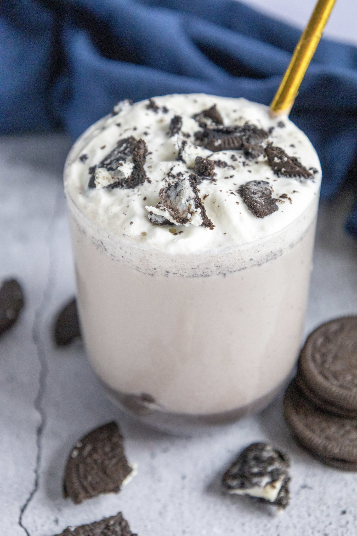 Ninja Creami Oreo Milkshake - Fork To Spoon
