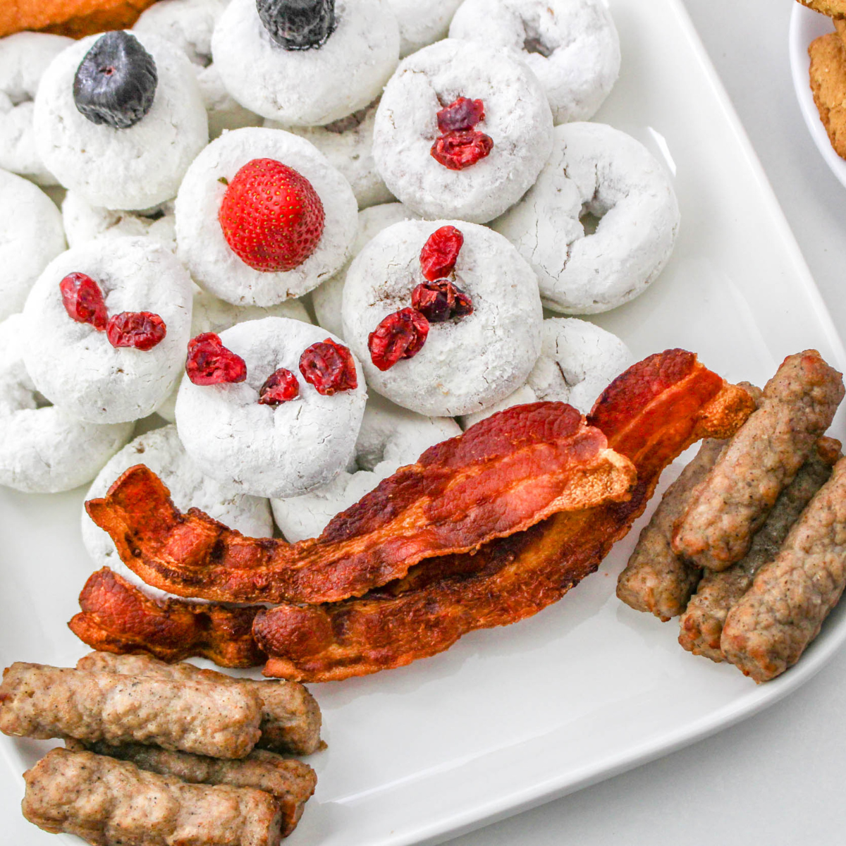 Snowman Charcuterie Board - Fork To Spoon