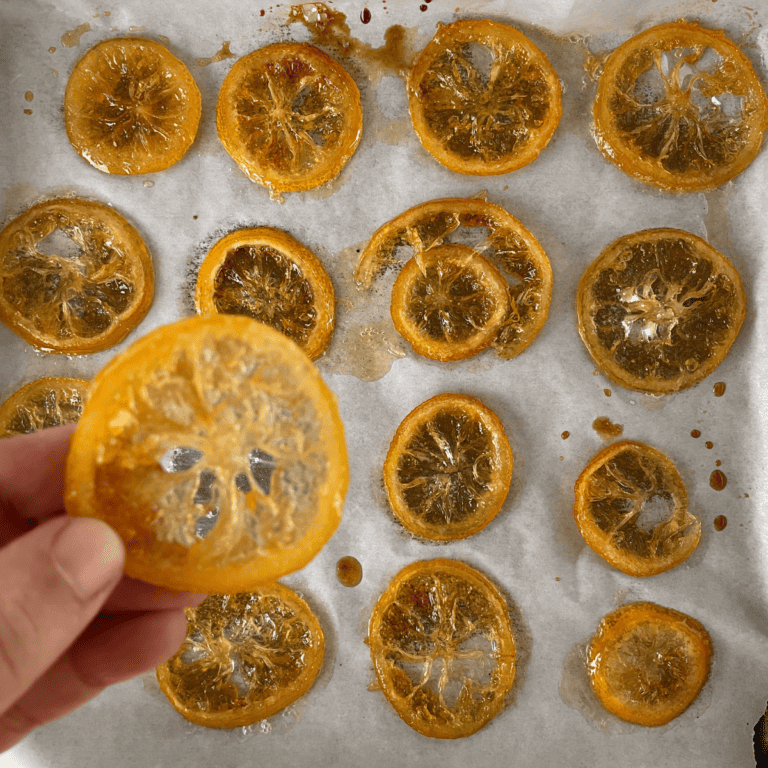 Air Fryer Candied Lemon - Fork To Spoon