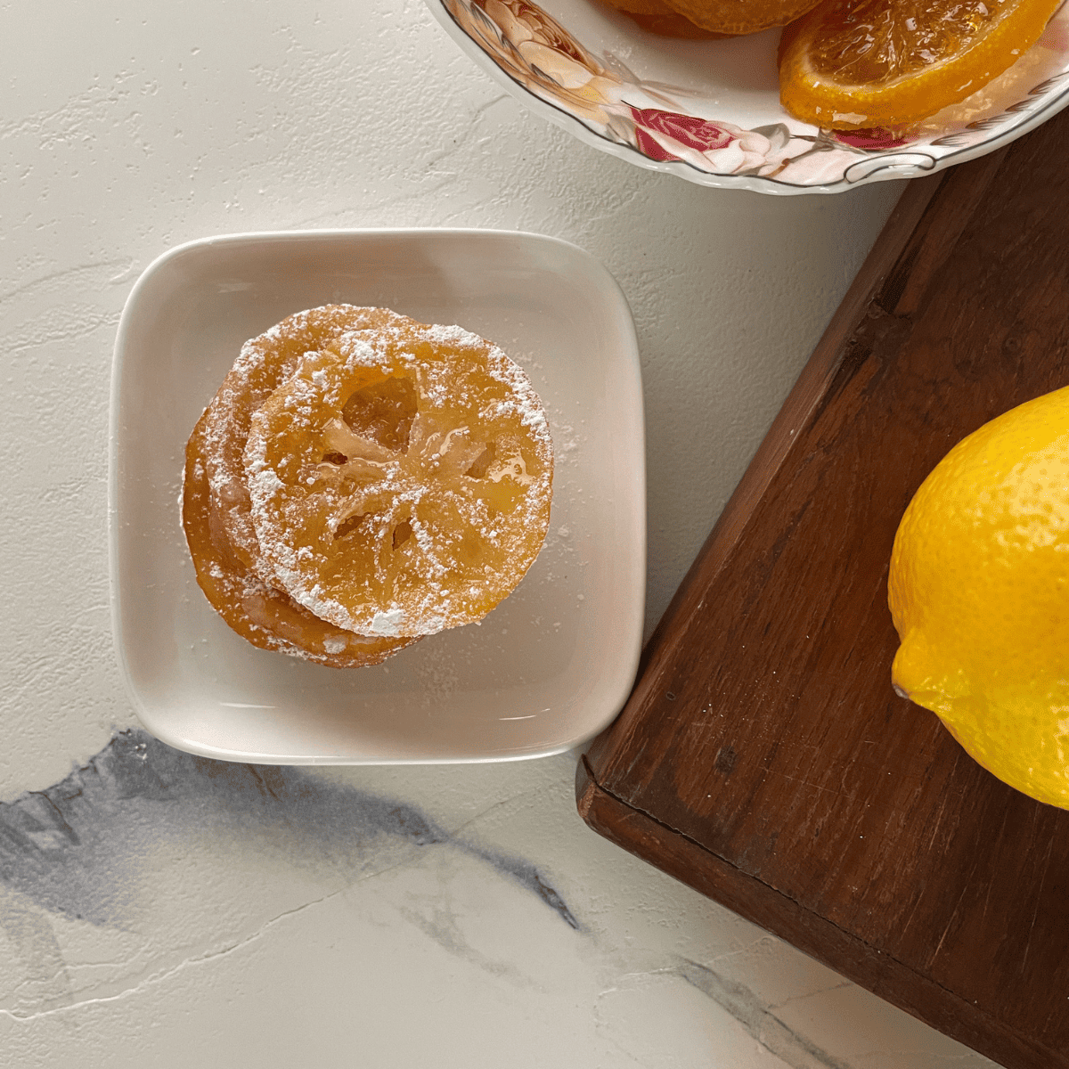 Air Fryer Candied Lemon - Fork To Spoon