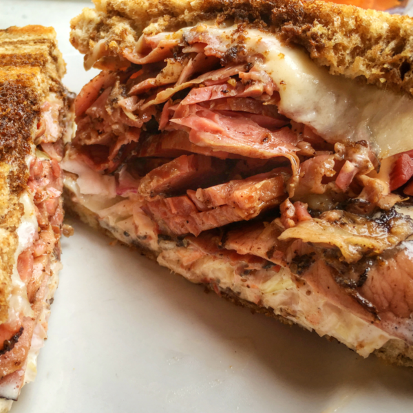 Air Fryer Fried Pastrami Sandwich - Fork To Spoon