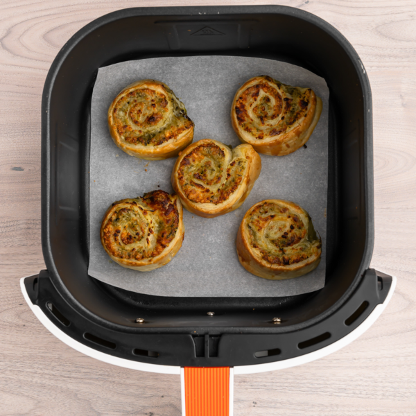 Air Fryer Pesto Pinwheels - Fork To Spoon