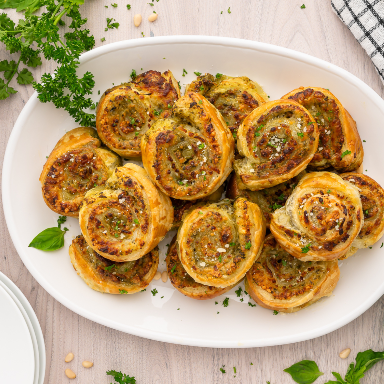 Air Fryer Pesto Pinwheels - Fork To Spoon