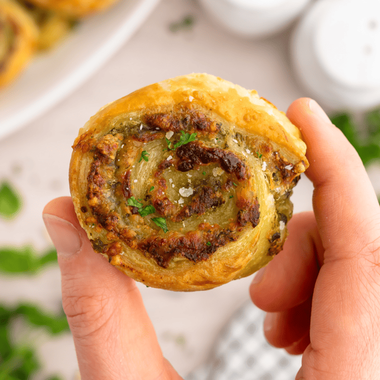 Air Fryer Pesto Pinwheels - Fork To Spoon