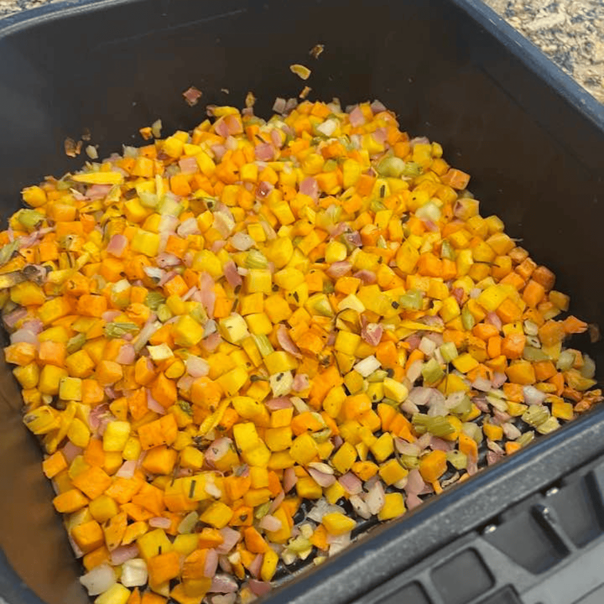 Air Fryer Trader Joe's Holiday Vegetable Hash - Fork To Spoon