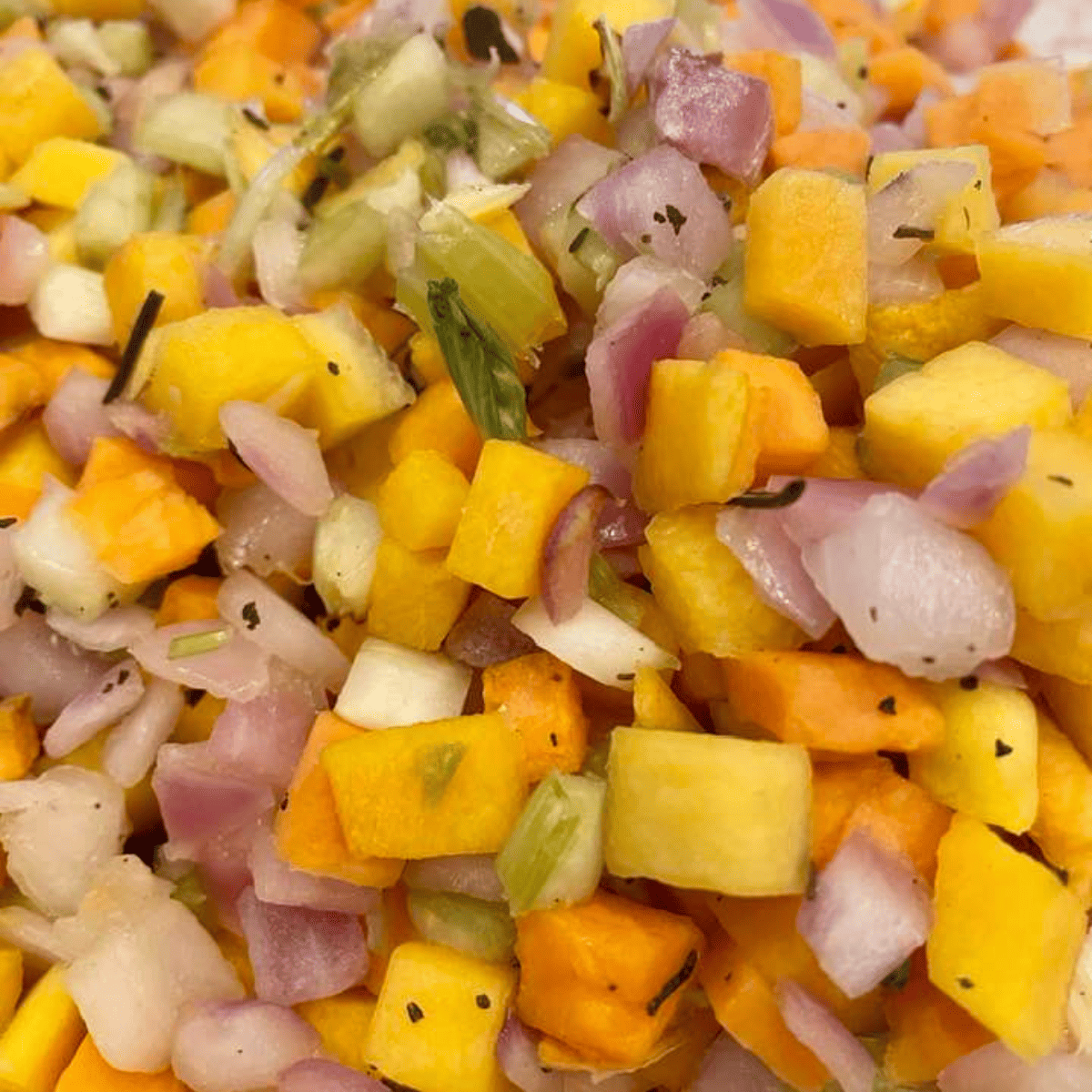 Air Fryer Trader Joe's Holiday Vegetable Hash - Fork To Spoon