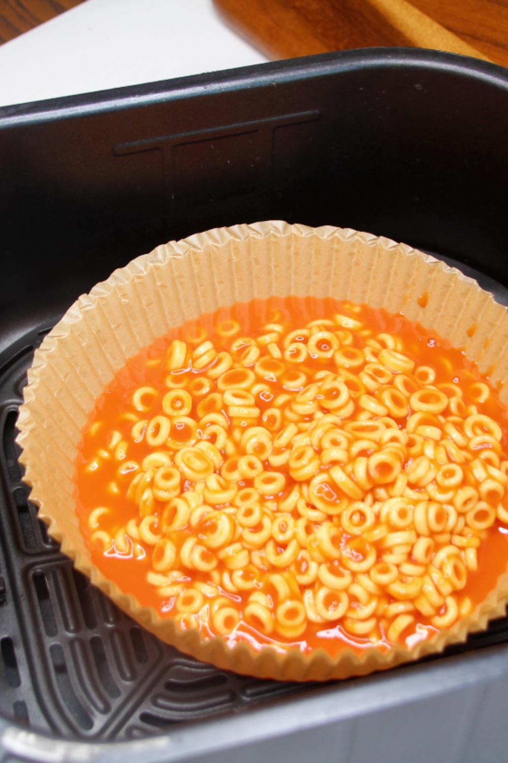 Air Fryer SpaghettiOs - Fork To Spoon