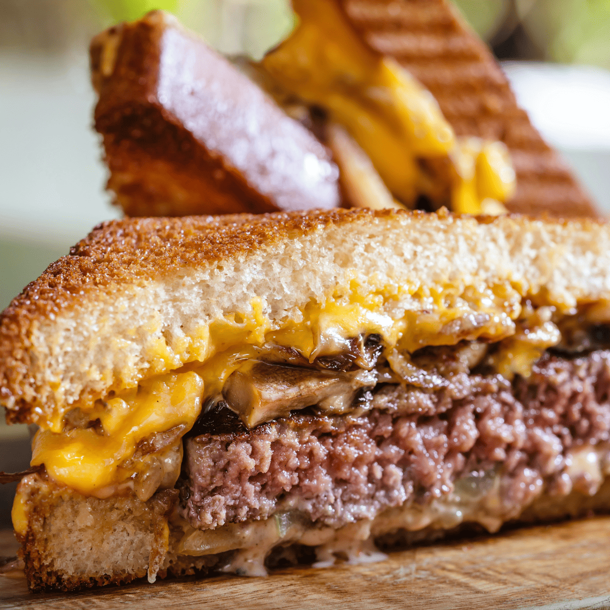 Air Fryer Waffle House Patty Melt - Fork To Spoon