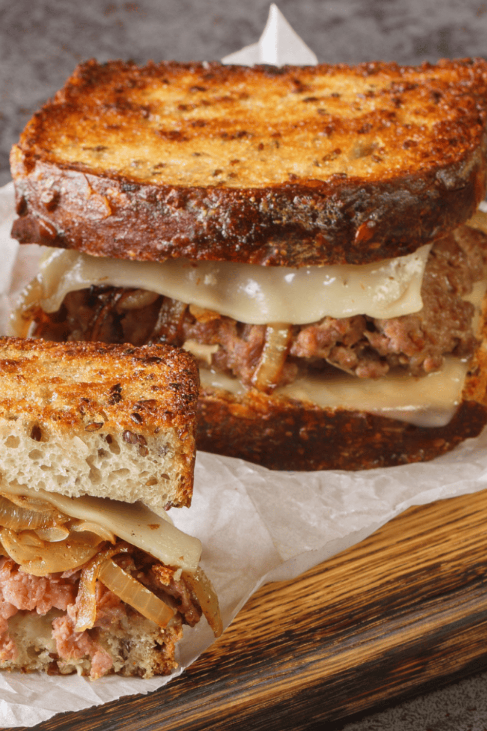Air Fryer Waffle House Patty Melt - Fork To Spoon