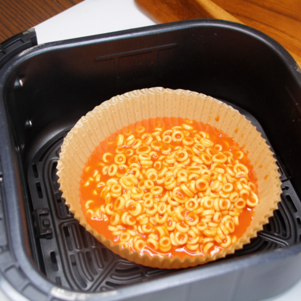 Air Fryer SpaghettiOs - Fork To Spoon