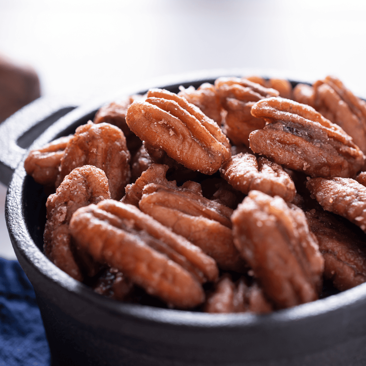 Roasted Pecans in Air Fryer: 3 Ways (Sweet, Salty, & Spicy) - Fork To Spoon