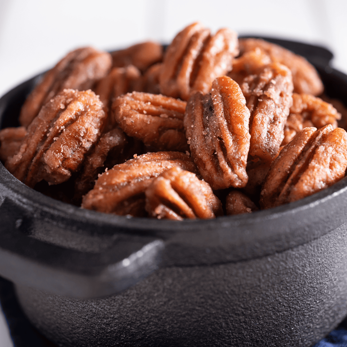 Roasted Pecans in Air Fryer: 3 Ways (Sweet, Salty, & Spicy) - Fork To Spoon