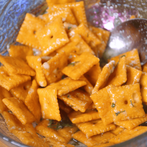 Air Fryer Dilly Ranch Cheez Its - Fork To Spoon