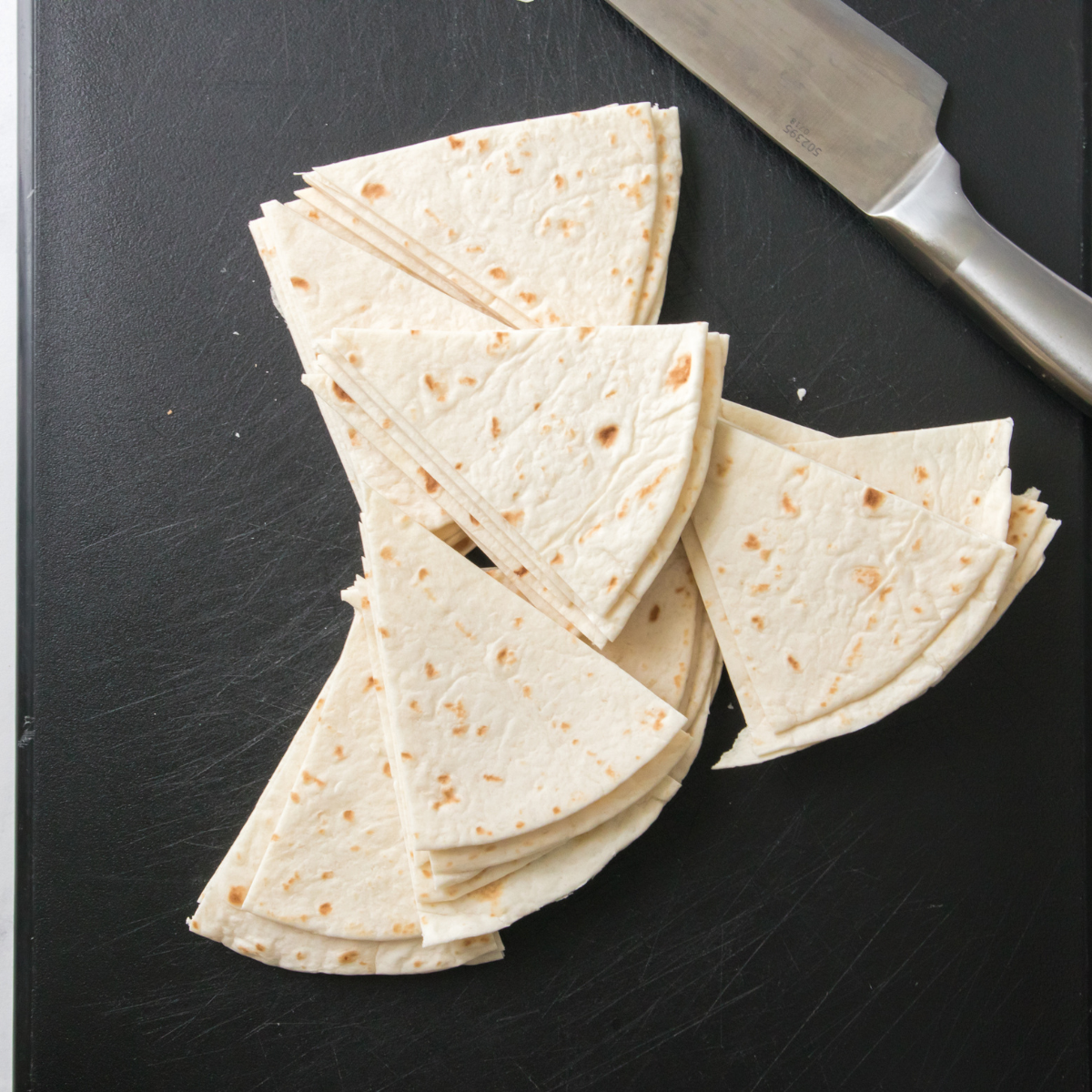 Air Fryer Low Carb Tortilla Chips Fork To Spoon