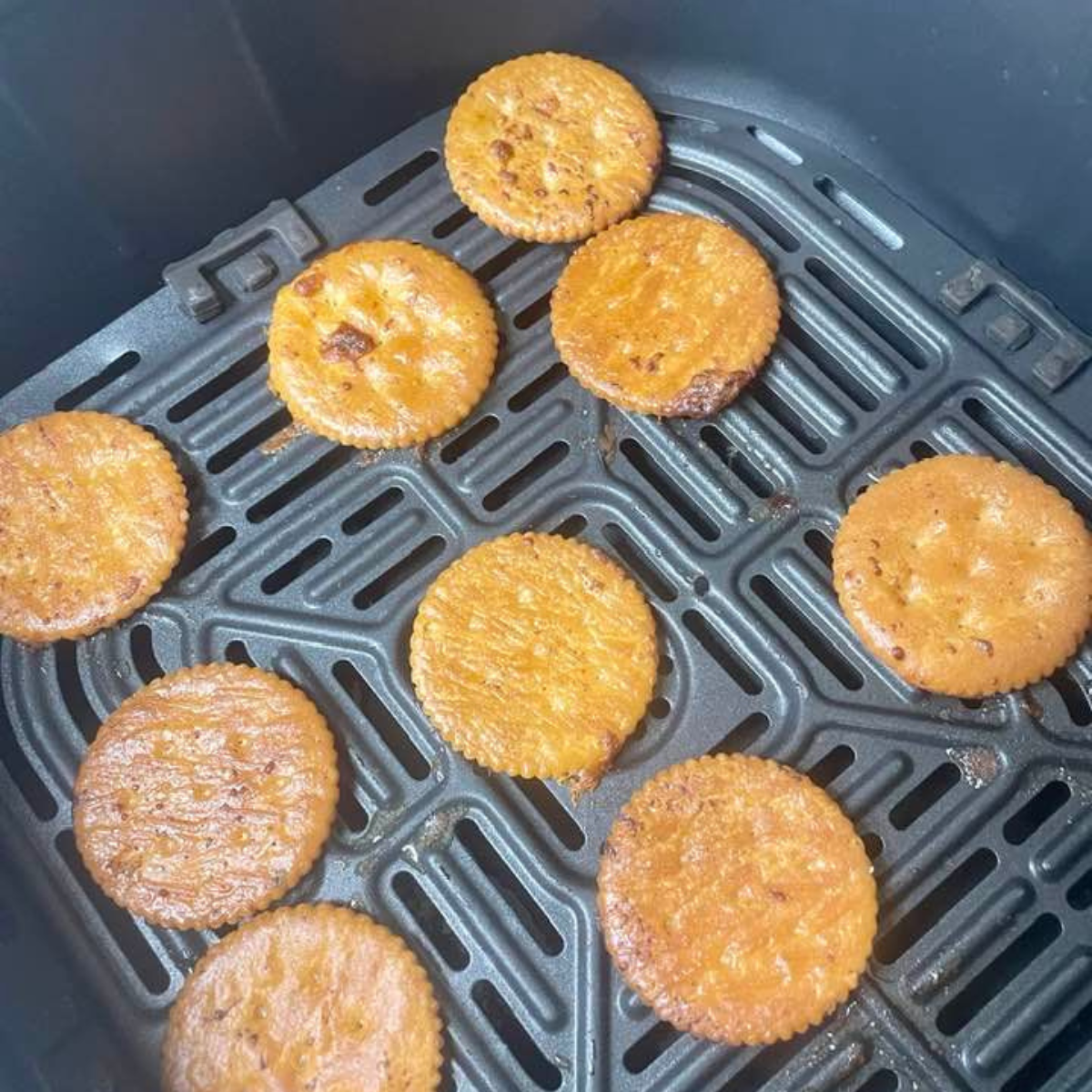 Air Fryer Ranch Ritz Crackers - Fork To Spoon