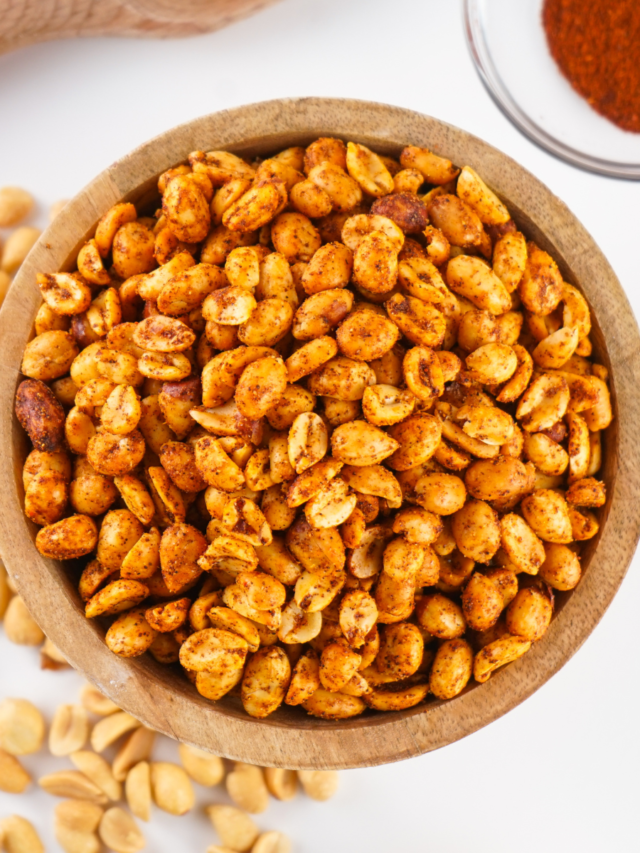 Easy Air Fryer Roasted Peanuts in the Shell - Fork To Spoon