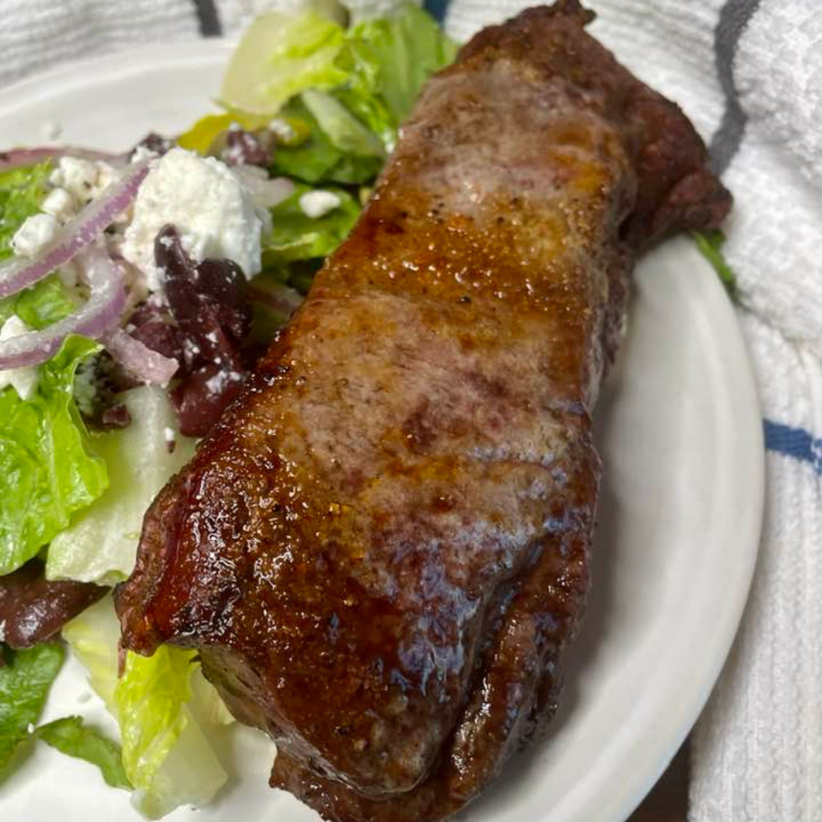 Air Fryer Bison Steak - Fork To Spoon