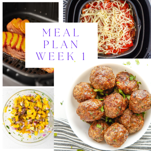 Weekly Meal Plan 1 - Fork To Spoon