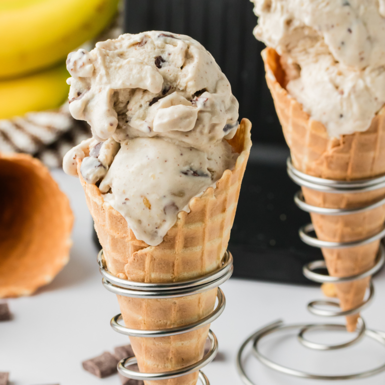 Ninja Creami Copycat Ben & Jerry's Chunky Monkey Ice Cream Recipe ...