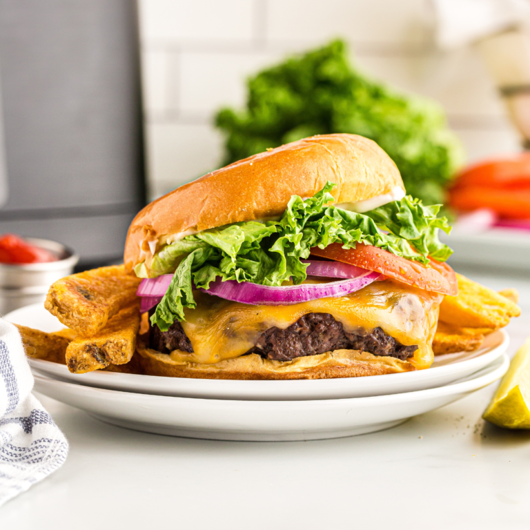 Easy Ninja Foodi Burgers - Fork To Spoon