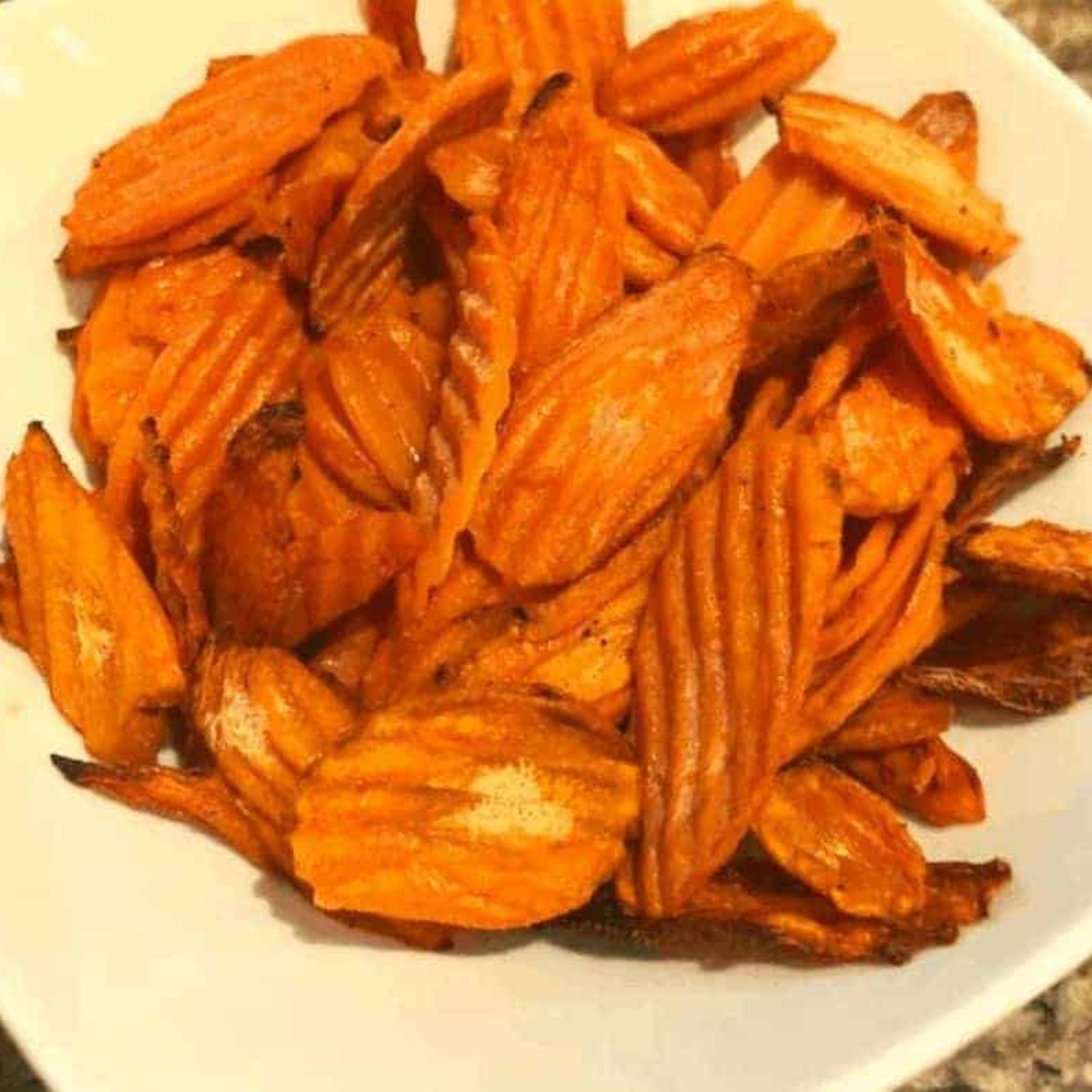 Air Fryer Carrot Chips - Fork To Spoon