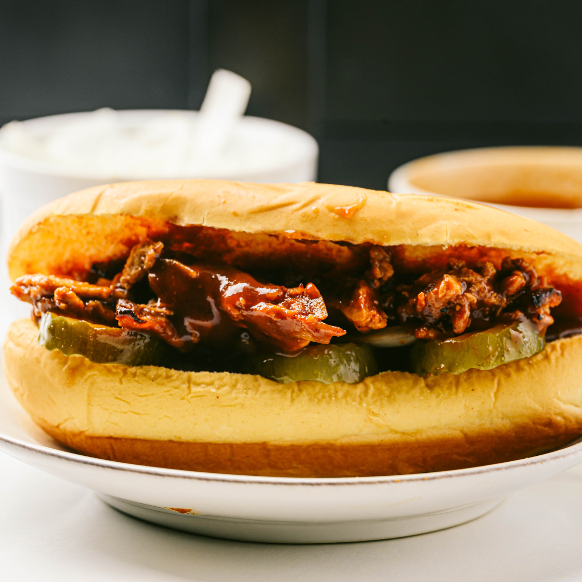 Air Fryer McRib Sandwich Copycat Recipe - Fork To Spoon