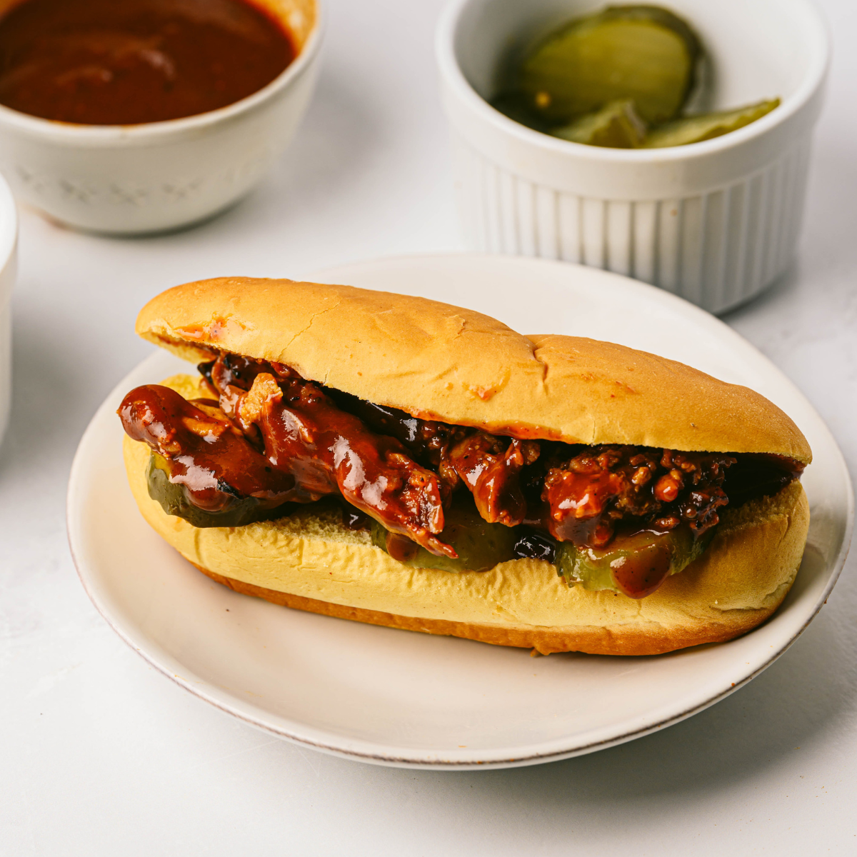 Air Fryer McRib Sandwich Copycat Recipe - Fork To Spoon