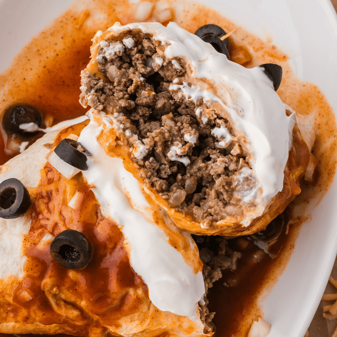 Air Fryer Taco Bell Enchirito - Fork To Spoon