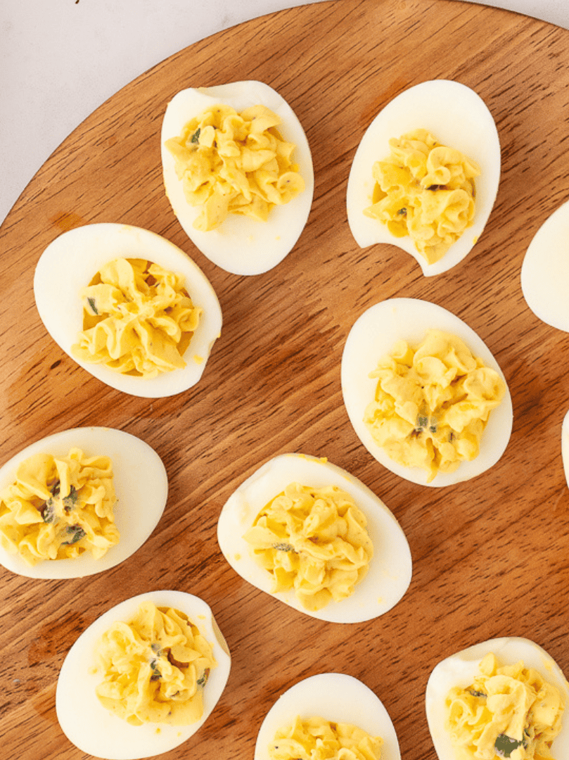 Easy Jalapeno Deviled Eggs - Fork To Spoon