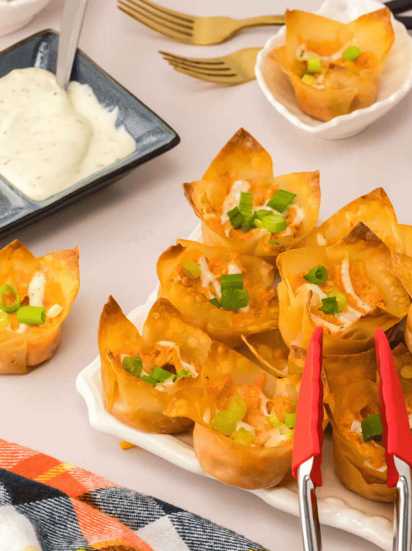 Trader Joe’s Air Fryer Chicken Cilantro Mini Wontons - Fork To Spoon