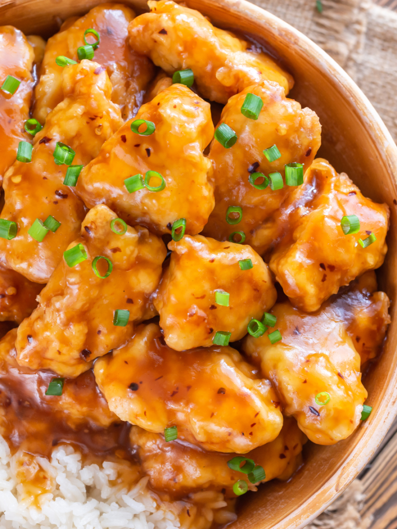 Air Fryer Copycat Panda Express Orange Chicken - Fork To Spoon