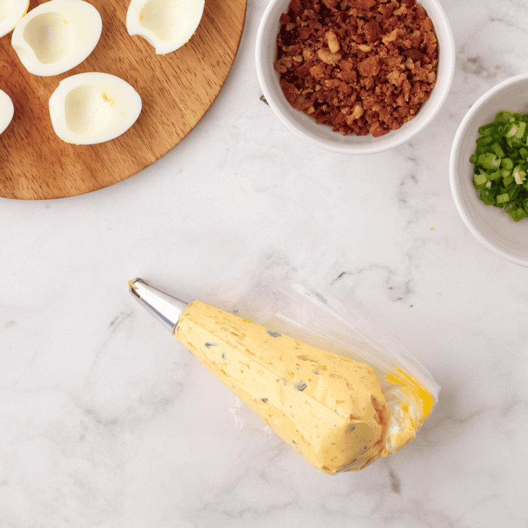 Easy Jalapeno Deviled Eggs - Fork To Spoon