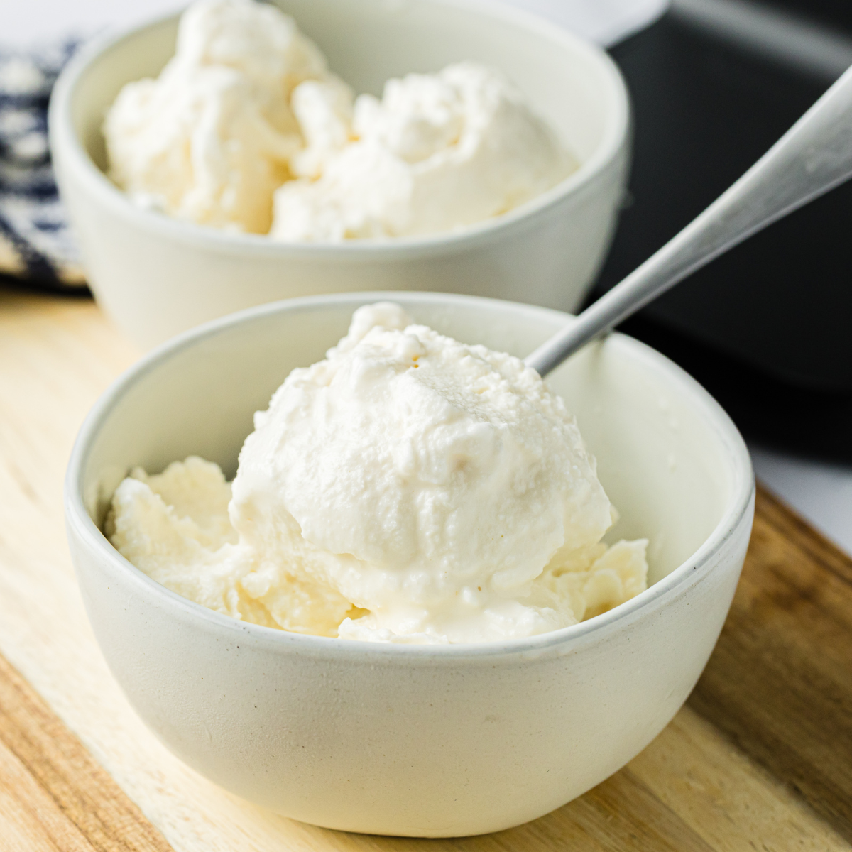 Ninja Creami Vanilla Soft Serve - Fork To Spoon