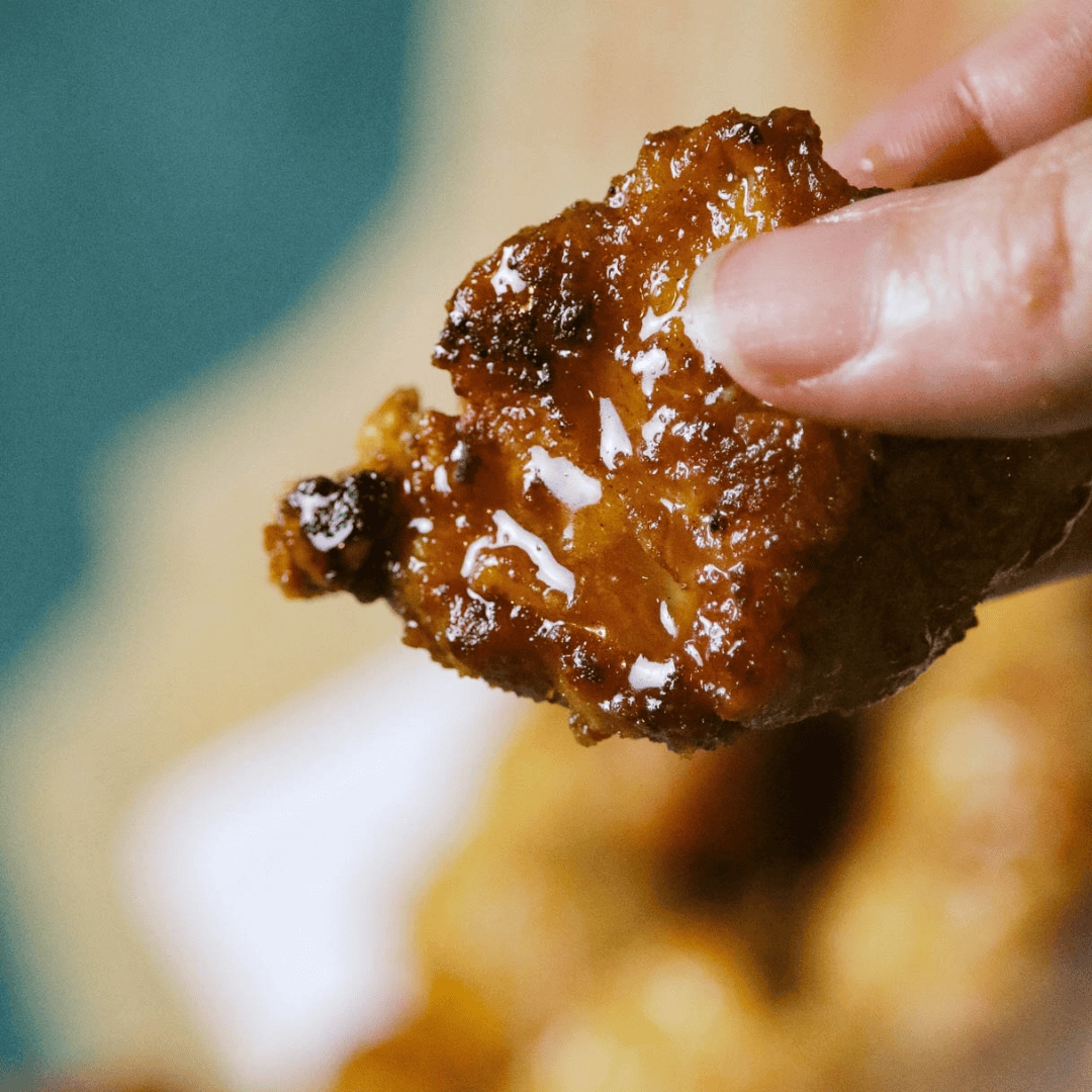 Ninja Foodi Honey Garlic Chicken Bites - Fork To Spoon