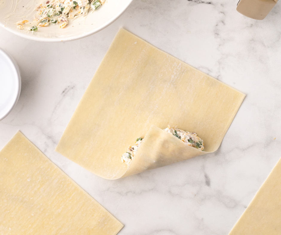 Air Fryer Jalapeno Popper Egg Rolls - Fork To Spoon