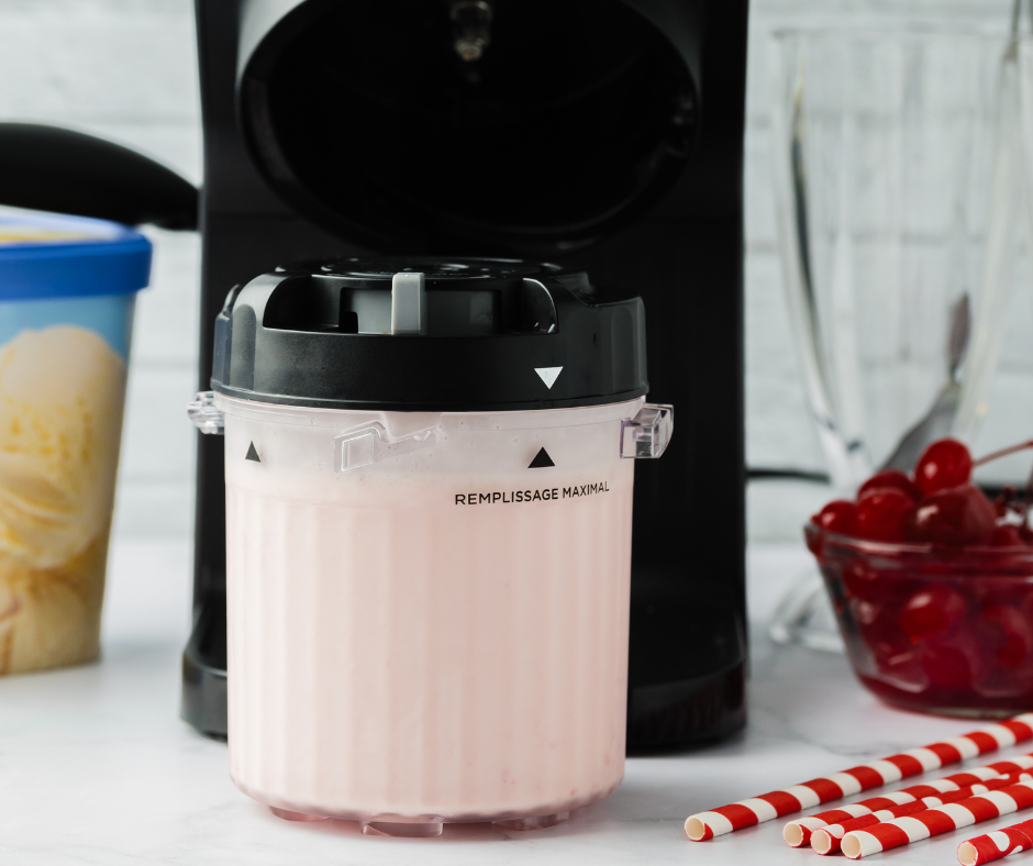 Ninja Creami Five Guy's Cherry Milkshake - Fork To Spoon