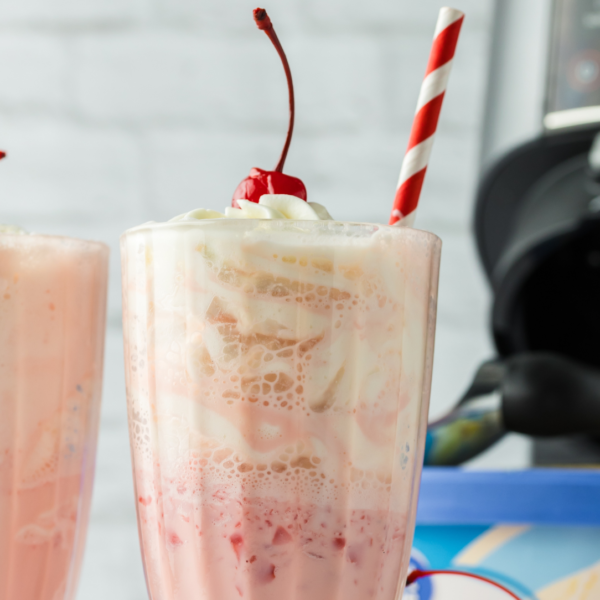 Ninja Creami Five Guy's Cherry Milkshake - Fork To Spoon